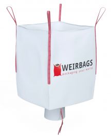 Buy FIBC Bulk Bag + Discharge Spout - Weirbags